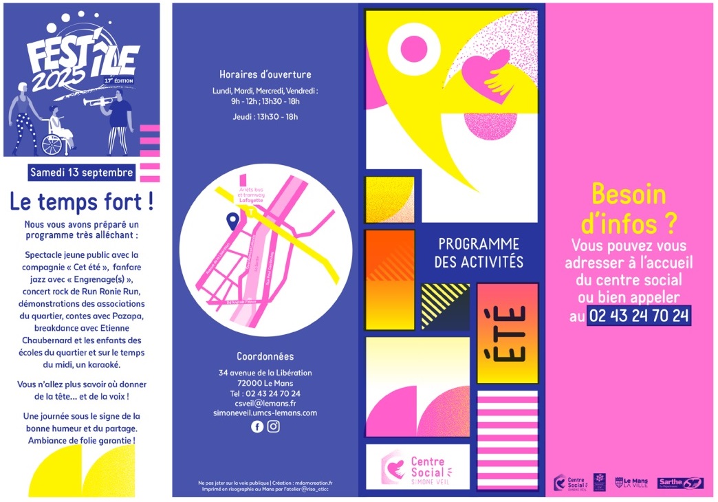 Centre social Simone Veil - Union Mancelle des Centres Sociaux | Accueil